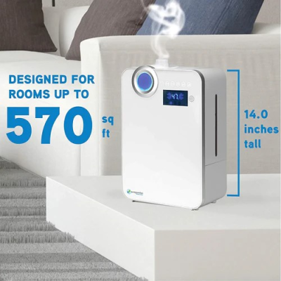 PureGuardian 90 Hour Ultrasonic Warm or Cool Mist Humidifier Allergy Control Products
