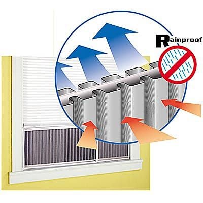 Window filter for pollen store